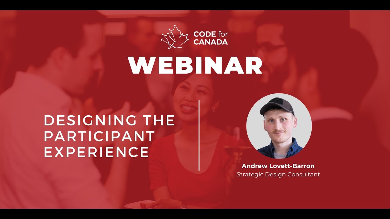 [Webinar] Designing the Participant Experience - YouTube