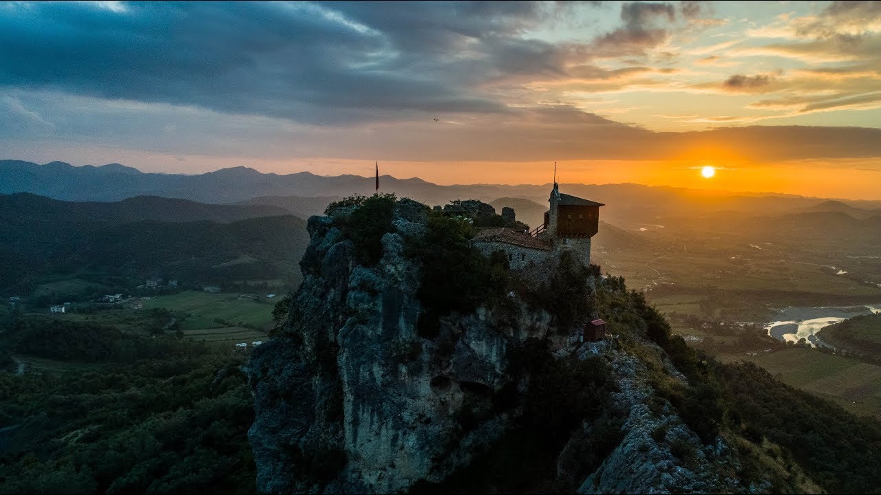 Petrele: Castle on a hill in Albania - YouTube