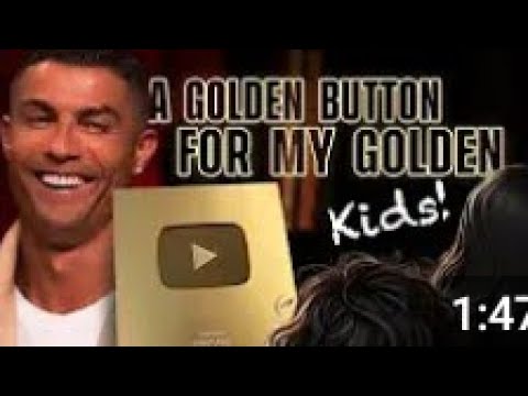 Golden Play Button For My Golden Kids - YouTube