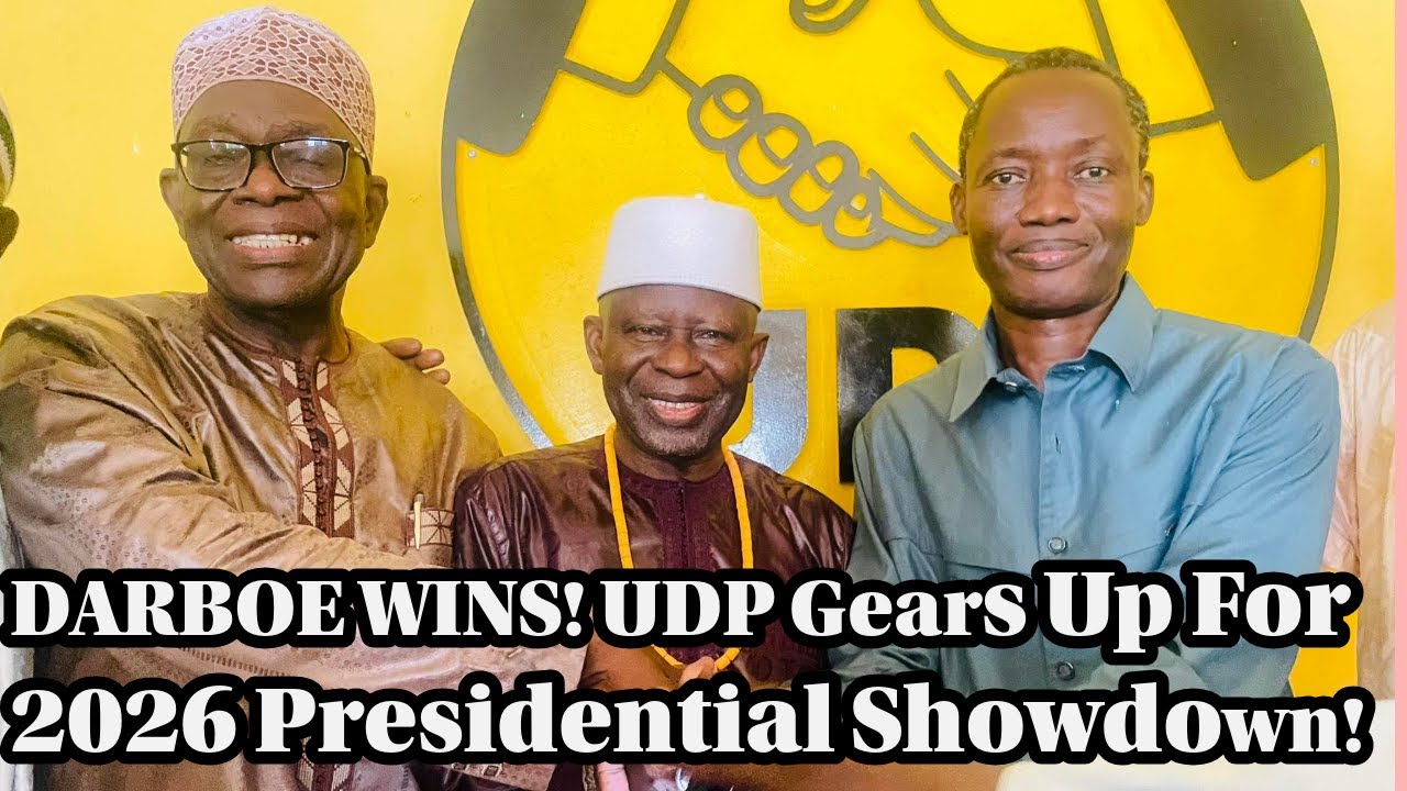 IT'S OFFICIAL! Darboe Crowned UDP Flag Bearer – The Road To 2026 Begins ...