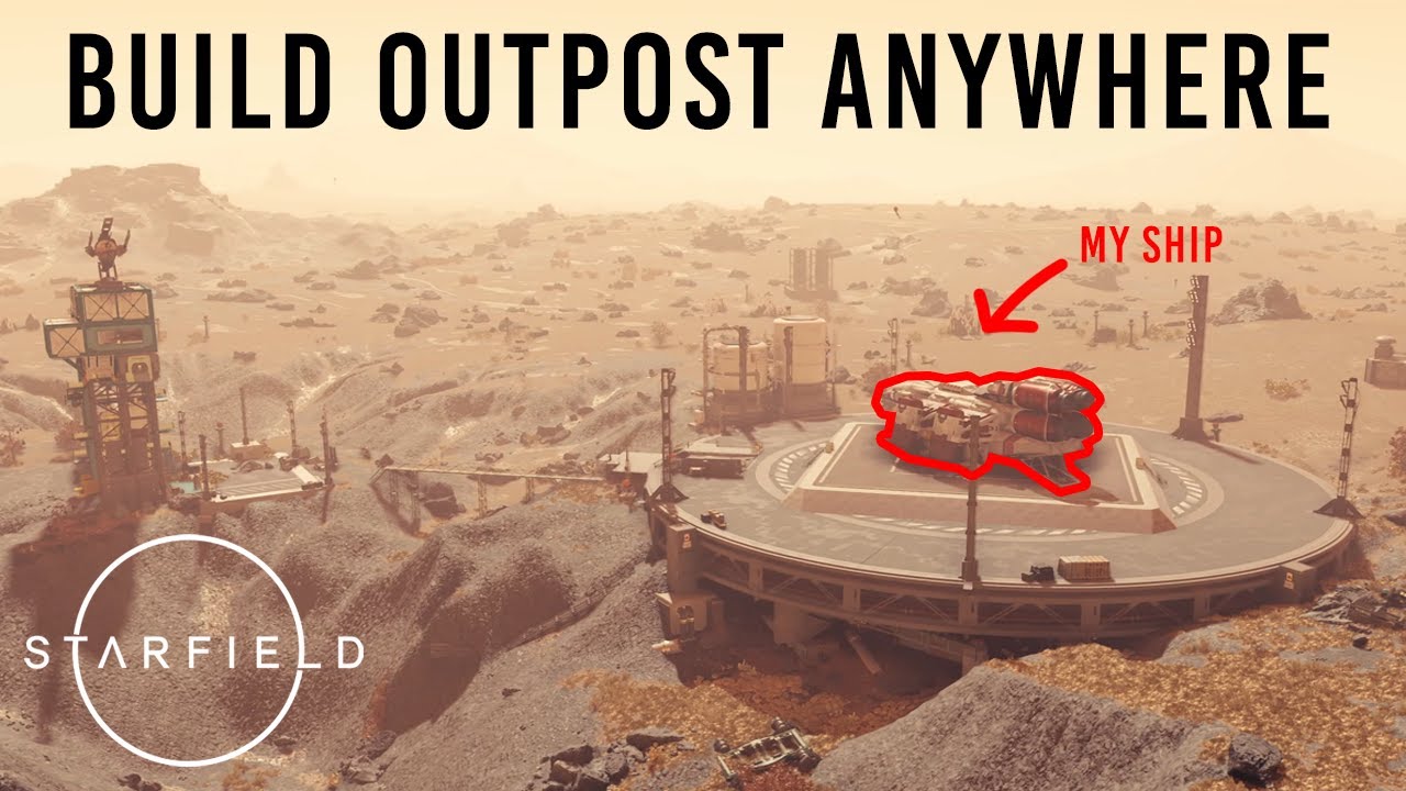 How To Build Functional Outpost POI Anywhere In Starfield - YouTube