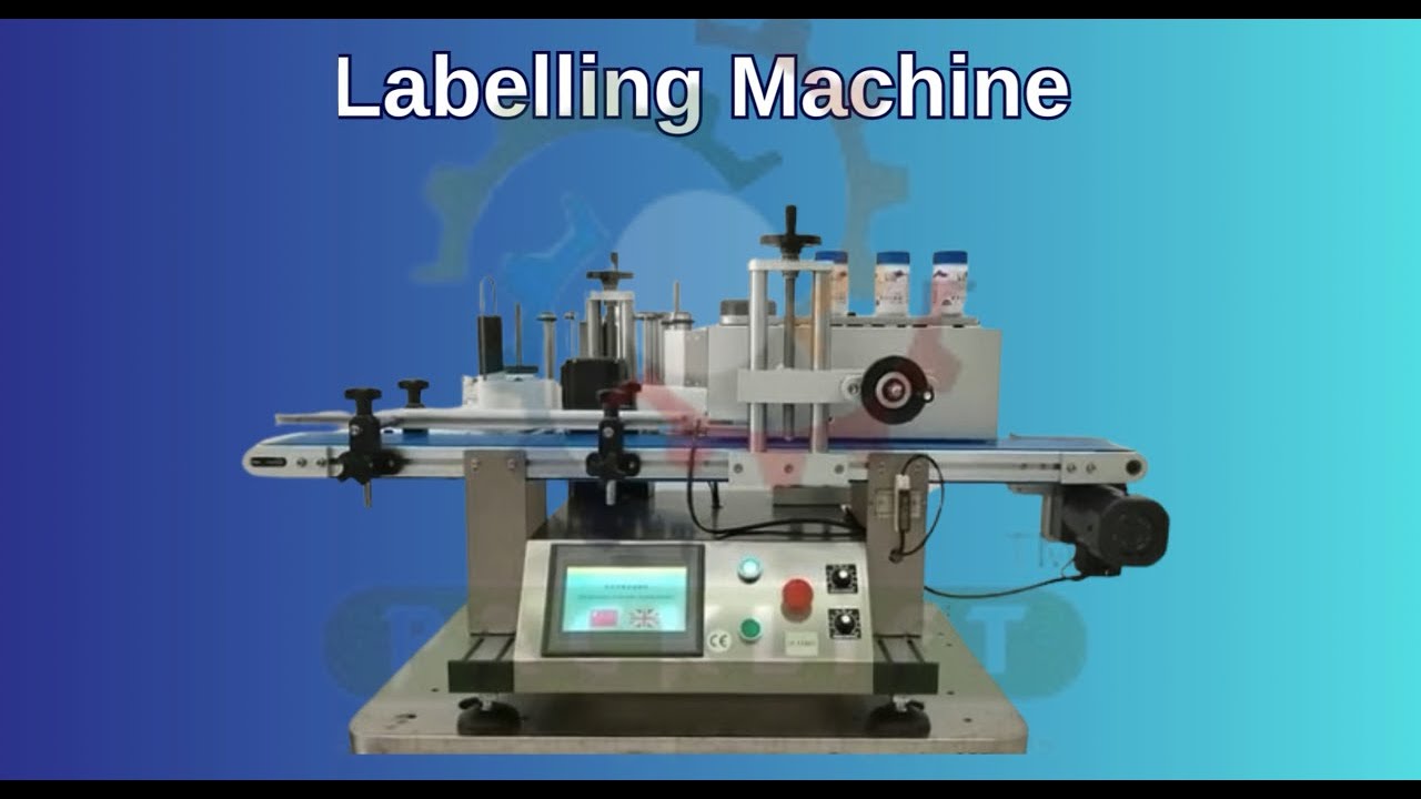 Working of Labelling Machine - YouTube
