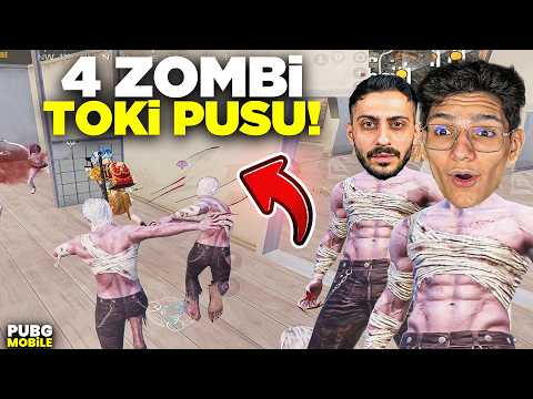 4 ZOMBİ TOKİ PUSU! AĞIR KÜFÜR YEDİK - PUBG MOBİLE