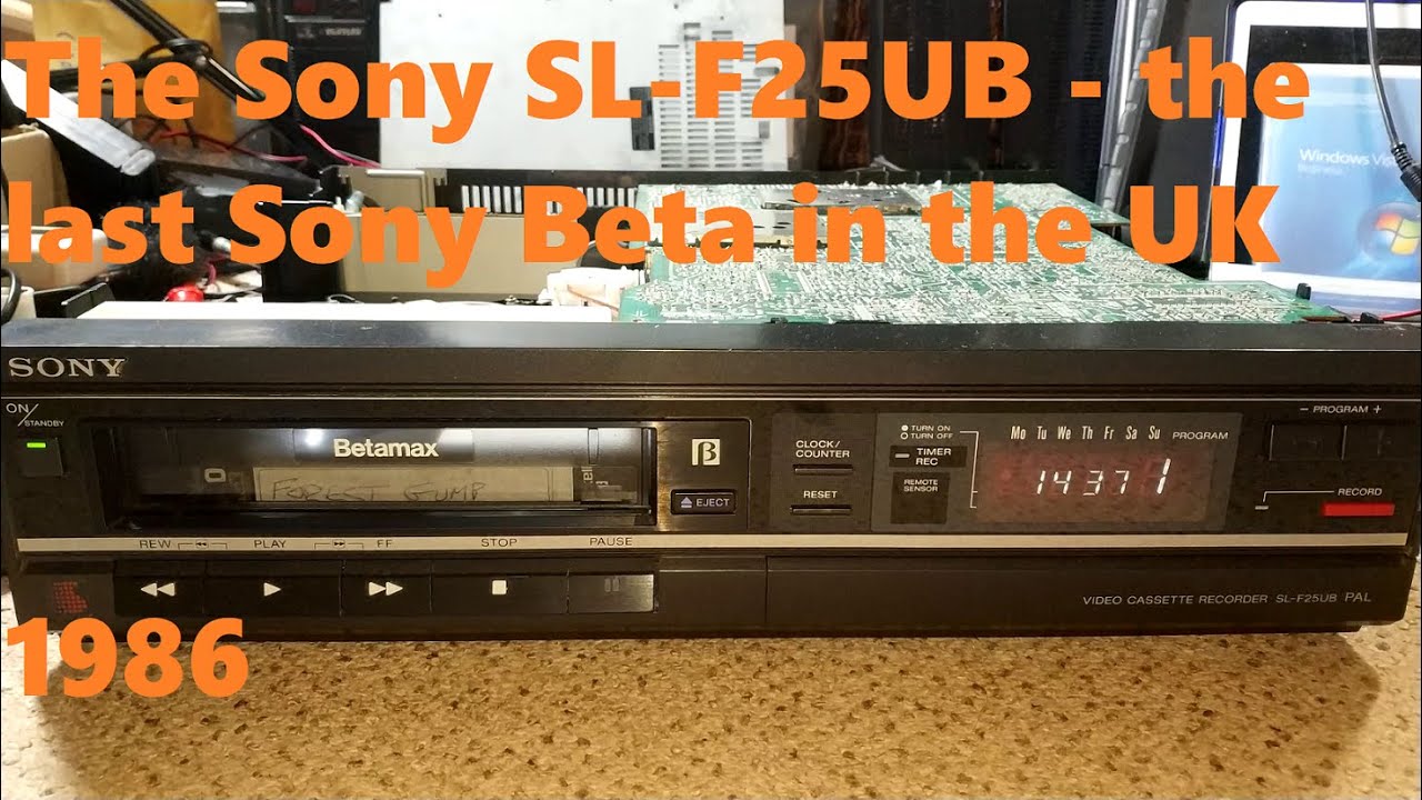 Sony SL-F25UB Betamax - The UK's last commercially available Sony ...