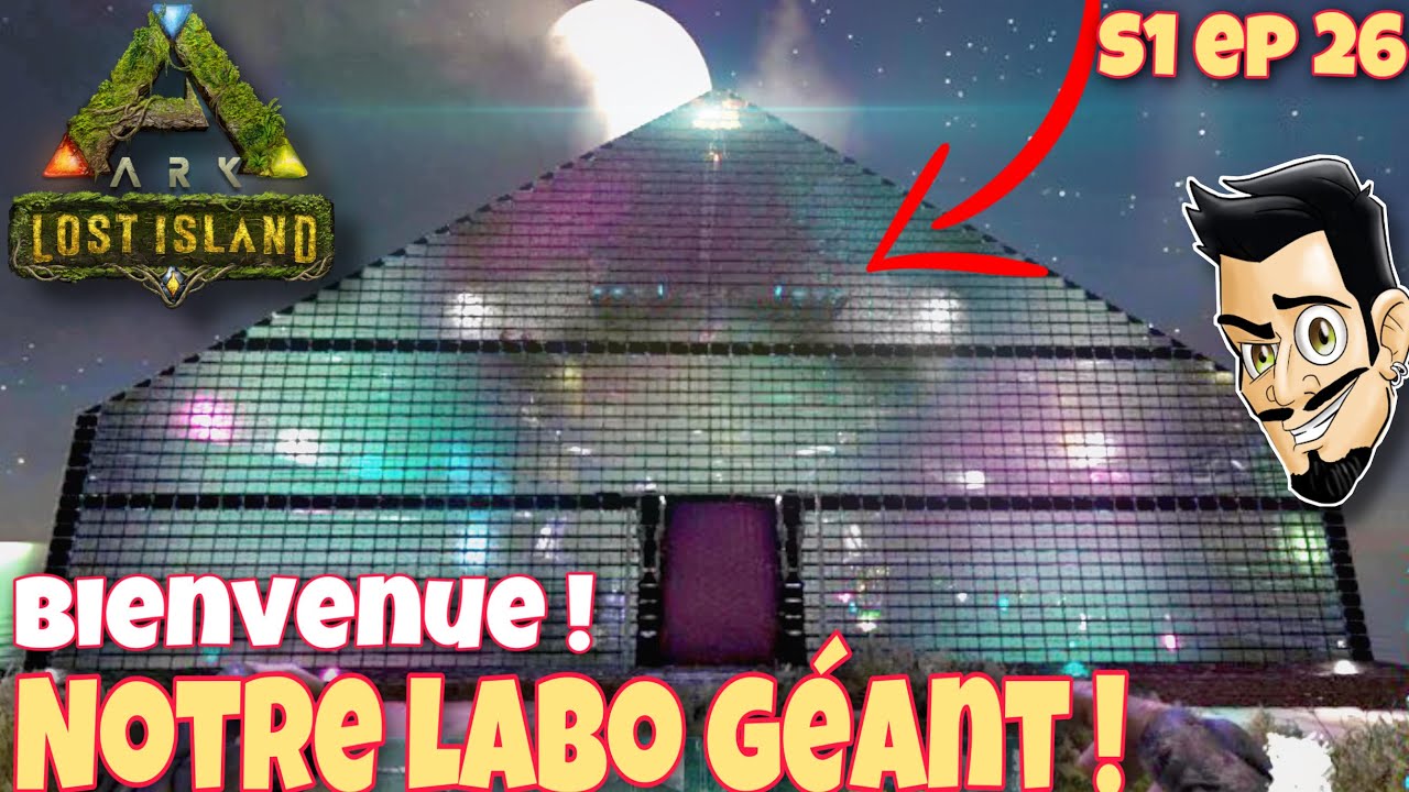 NOTRE LABO GEANT PRÈS DE L'EAU sur ARK LOST ISLAND FR - Ark survival ...
