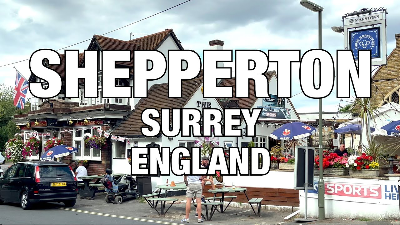 Shepperton Street View, Surrey, UK, England 🇬🇧, 2022 4K HDR - YouTube