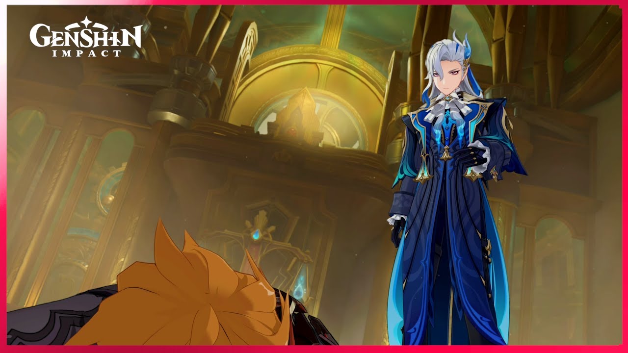 Neuvillette vs Childe Animated cutscene | Genshin Impact - YouTube