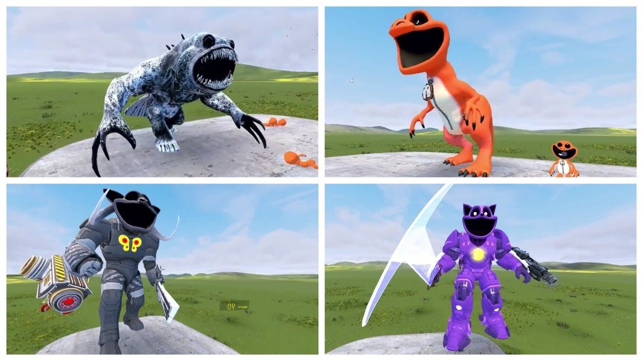 TITAN MECHA vs ROWDY REX vs SWEET SHEEP vs SMILING CRITTERS vs ...