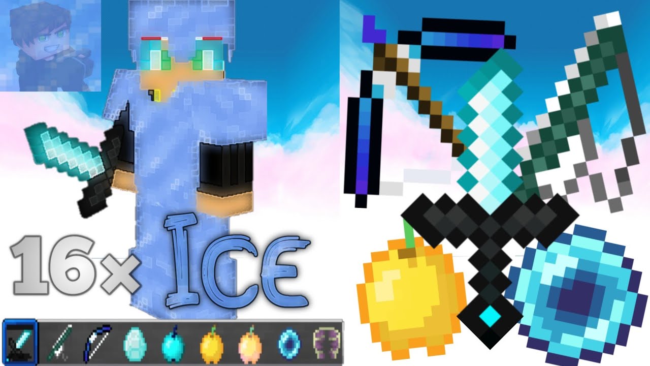 Ice [16×] PVP PACK.mcpack ~By KeyNotSM - YouTube