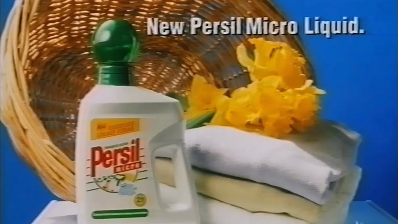 1992: Persil Micro Liquid [Grease Lightening] - YouTube