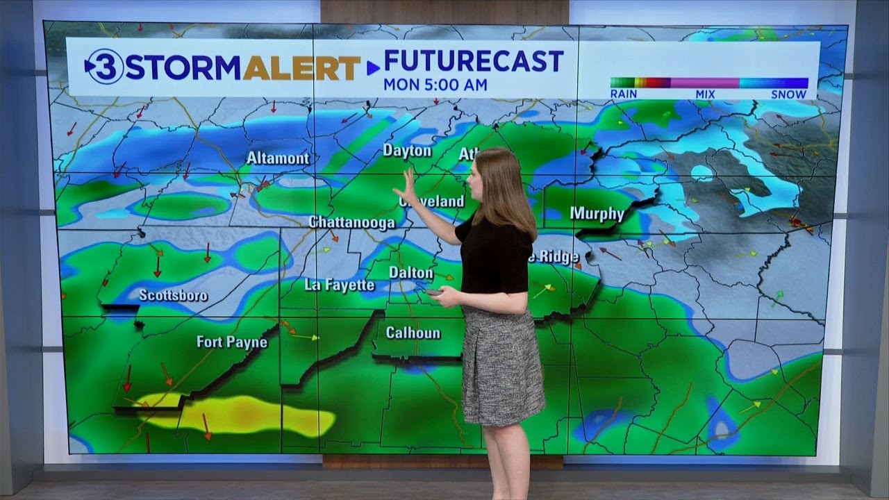 Audrey Shirley's Saturday evening weather - YouTube