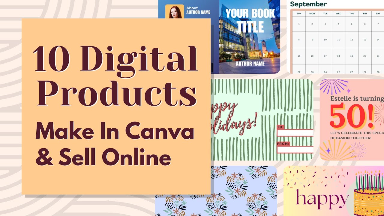 10 Digital Products You Can MAKE In Canva & SELL Online | Digital ...