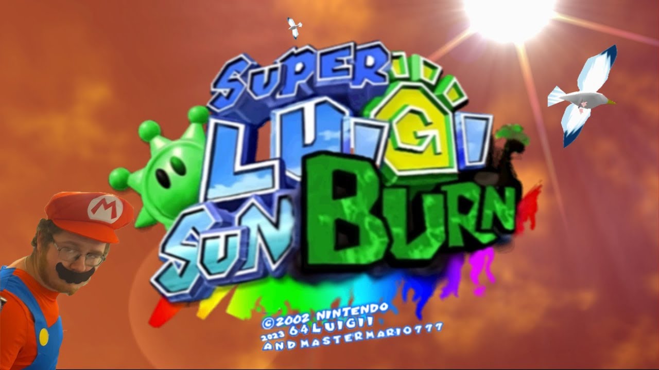 Super Luigi Sunburn Mod! - YouTube