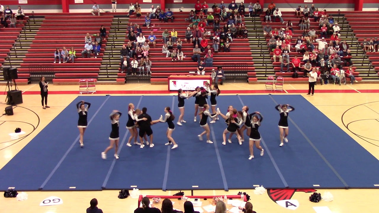 Turner Ashby High School at Falcon Cheer invitational 2019 - YouTube
