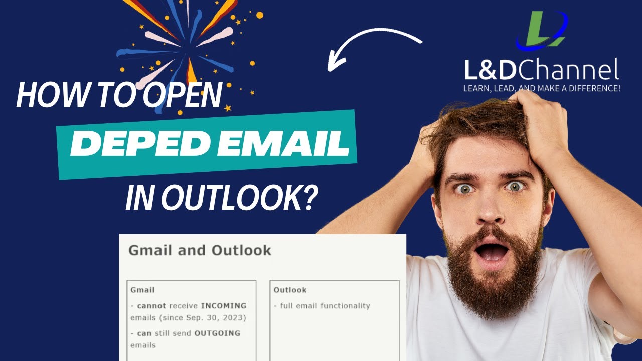 How to Open DepEd Email in MS Outlook - YouTube