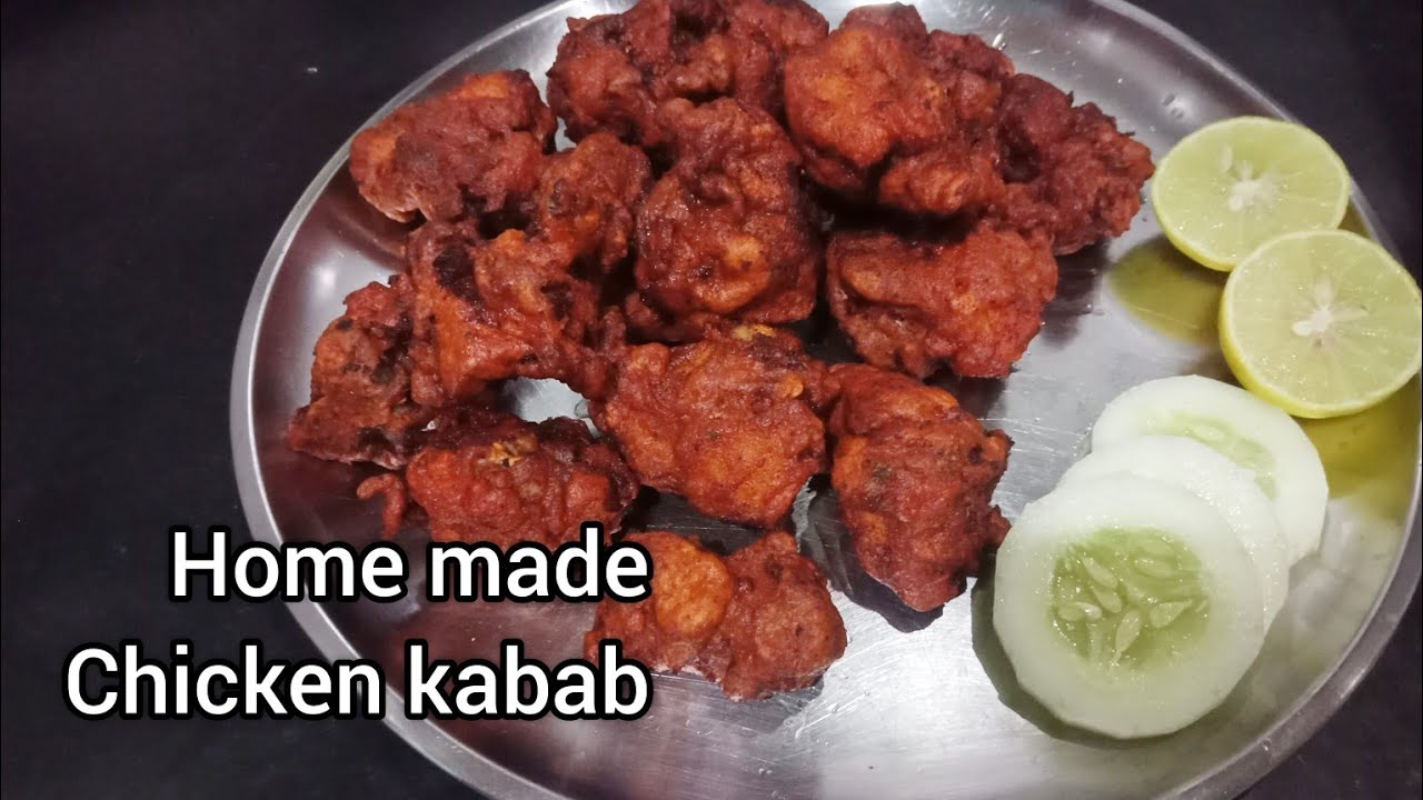 Crispy chicken kabab with out any readymade powder | home made kabab ...