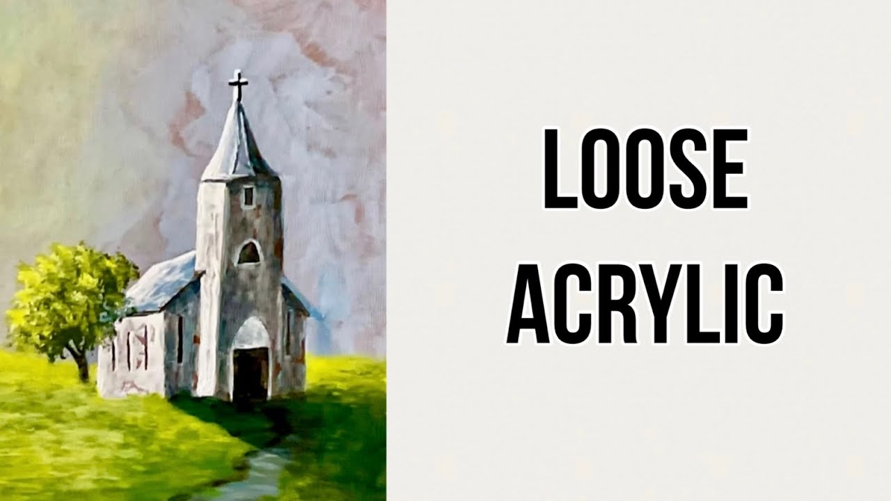 How to use a palette knife | FREE traceable | step by step instructions ...