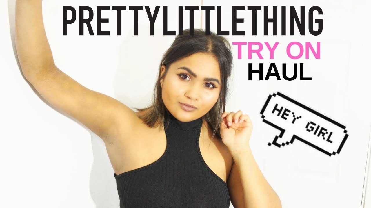 HUGE PRETTY LITTLE THING TRY ON HAUL 2019 | Cynthia Royer - YouTube