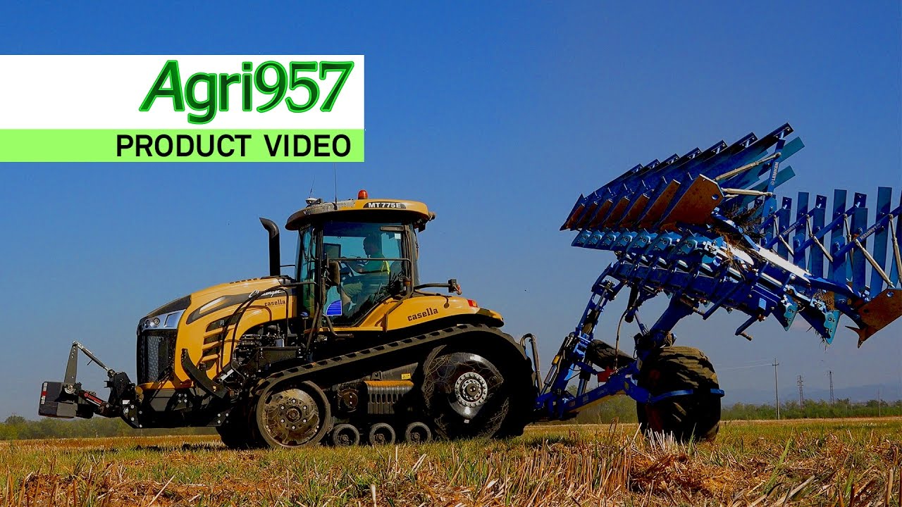 PRECISION PLOUGHING by SPEKTRA AGRI - VANTAGE ITALIA | CHALLENGER MT775E and LEMKEN ...