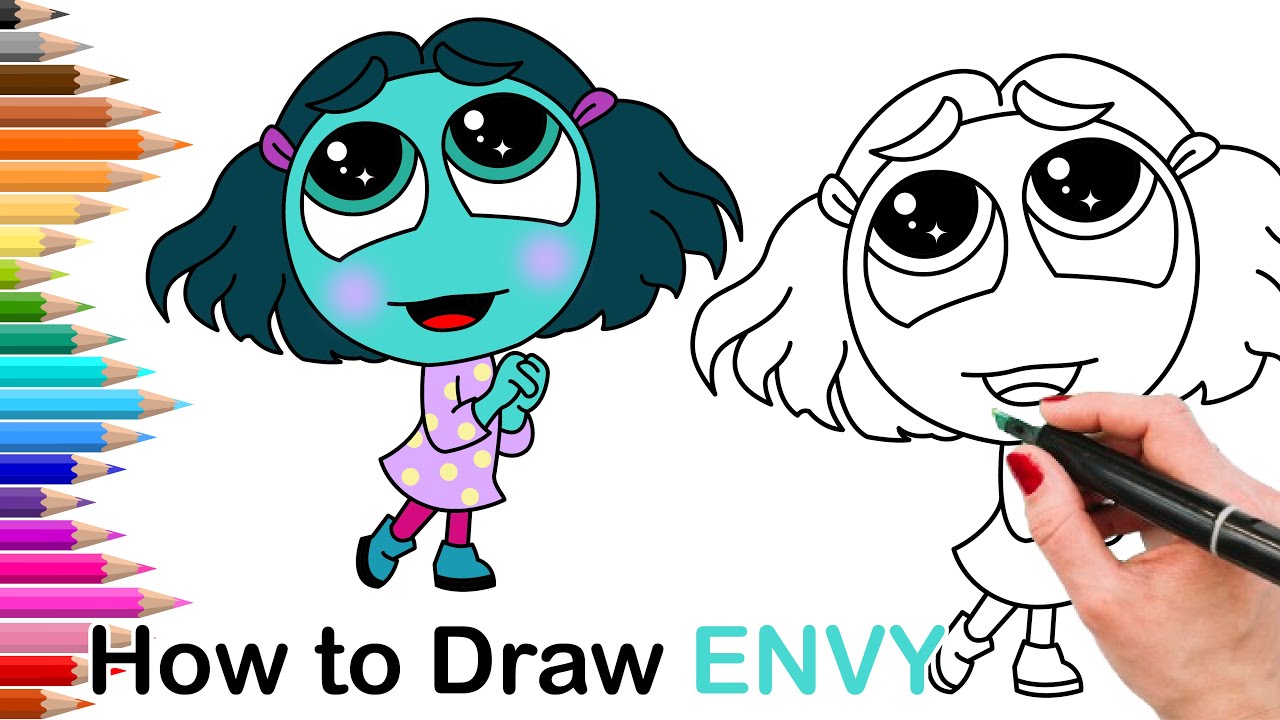 ENVY Drawing and Coloring | How to Draw Pixar's Inside Out 2 | # ...