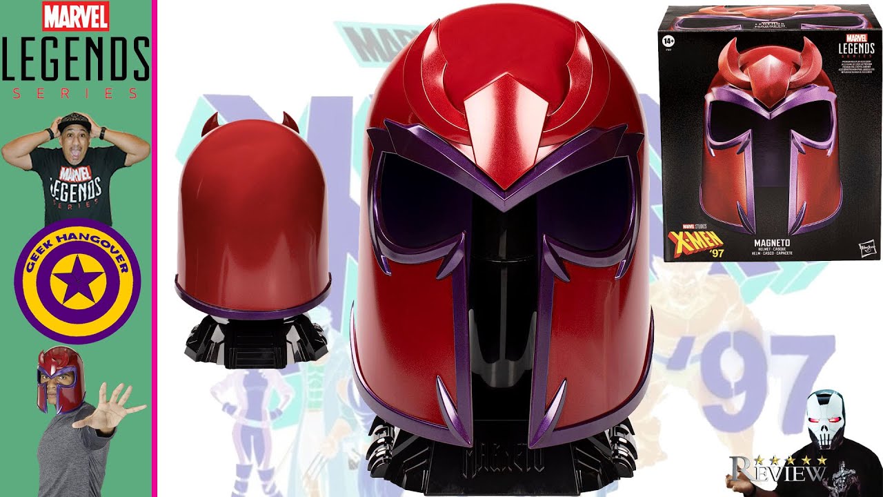 Marvel Legends Series Magneto Premium Roleplay Cosplay Helmet X Men ‘97 ...