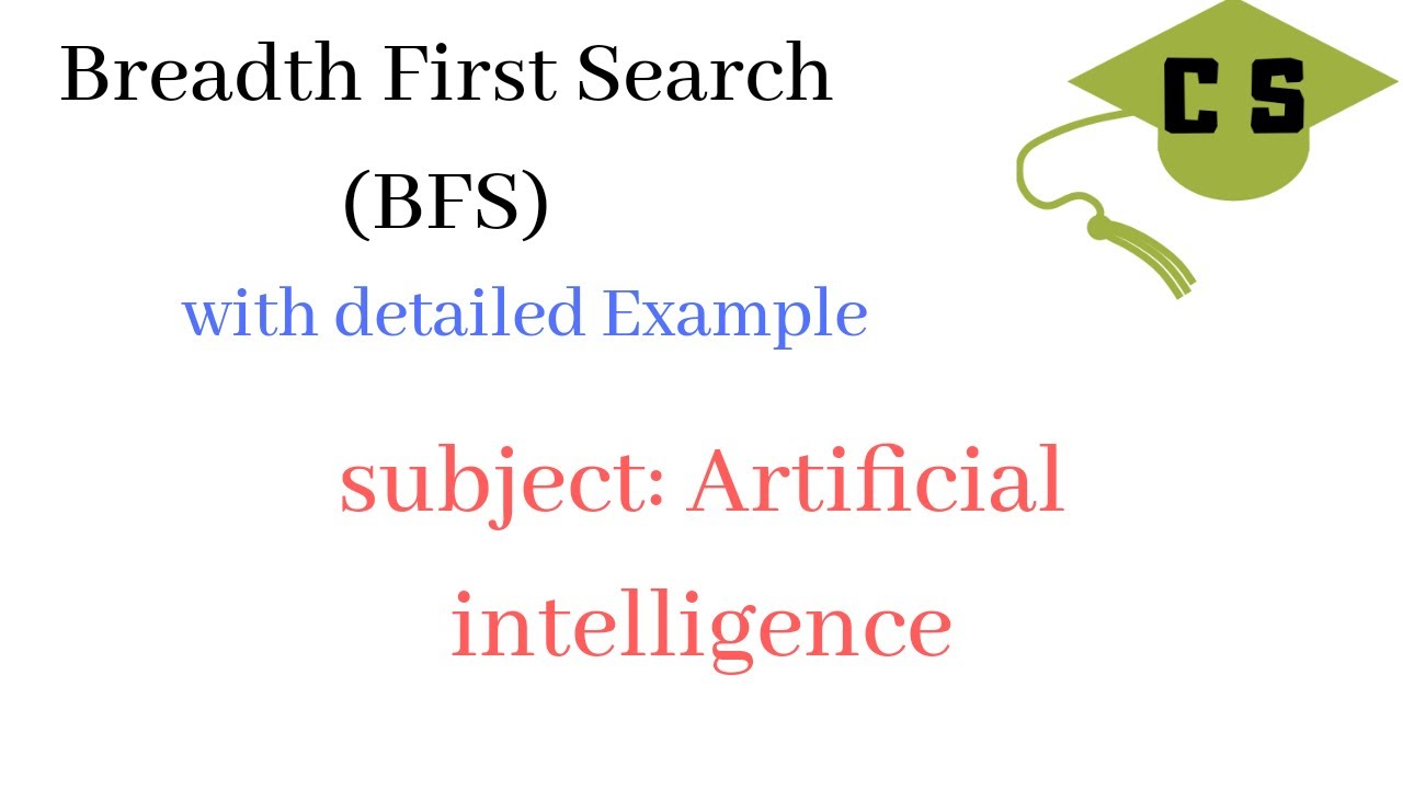 Breadth First Search with detailed Example | Uninformed Search ...