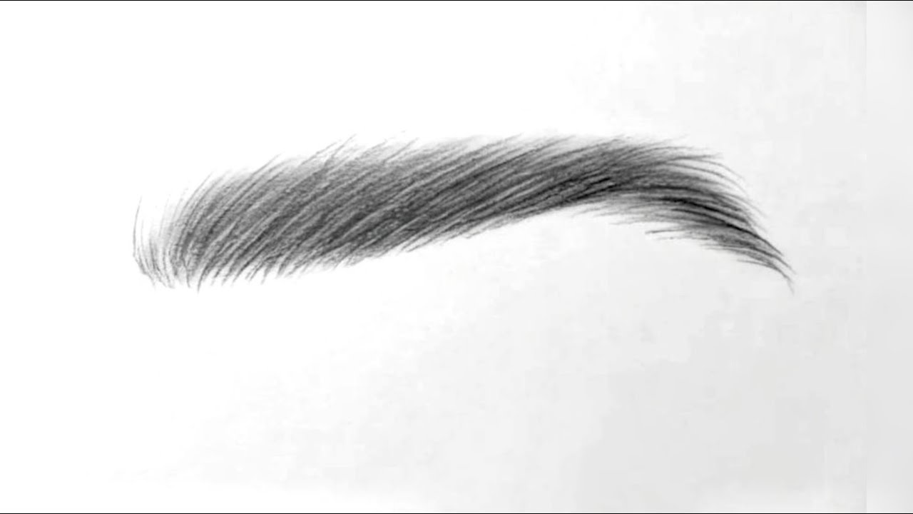 Mastering Human Brow: Pencil Artistry Tutorial Art - YouTube