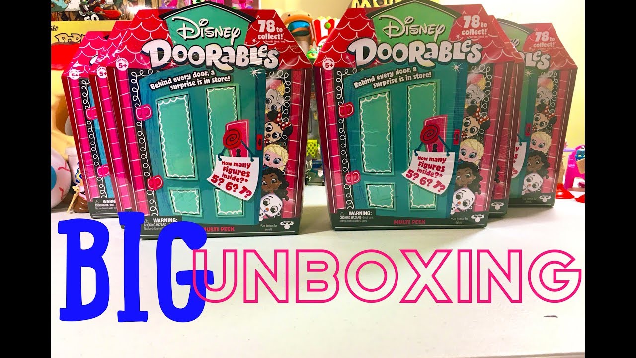 Big Disney Doorables Unboxing - Hunt for the Limited Editions - YouTube