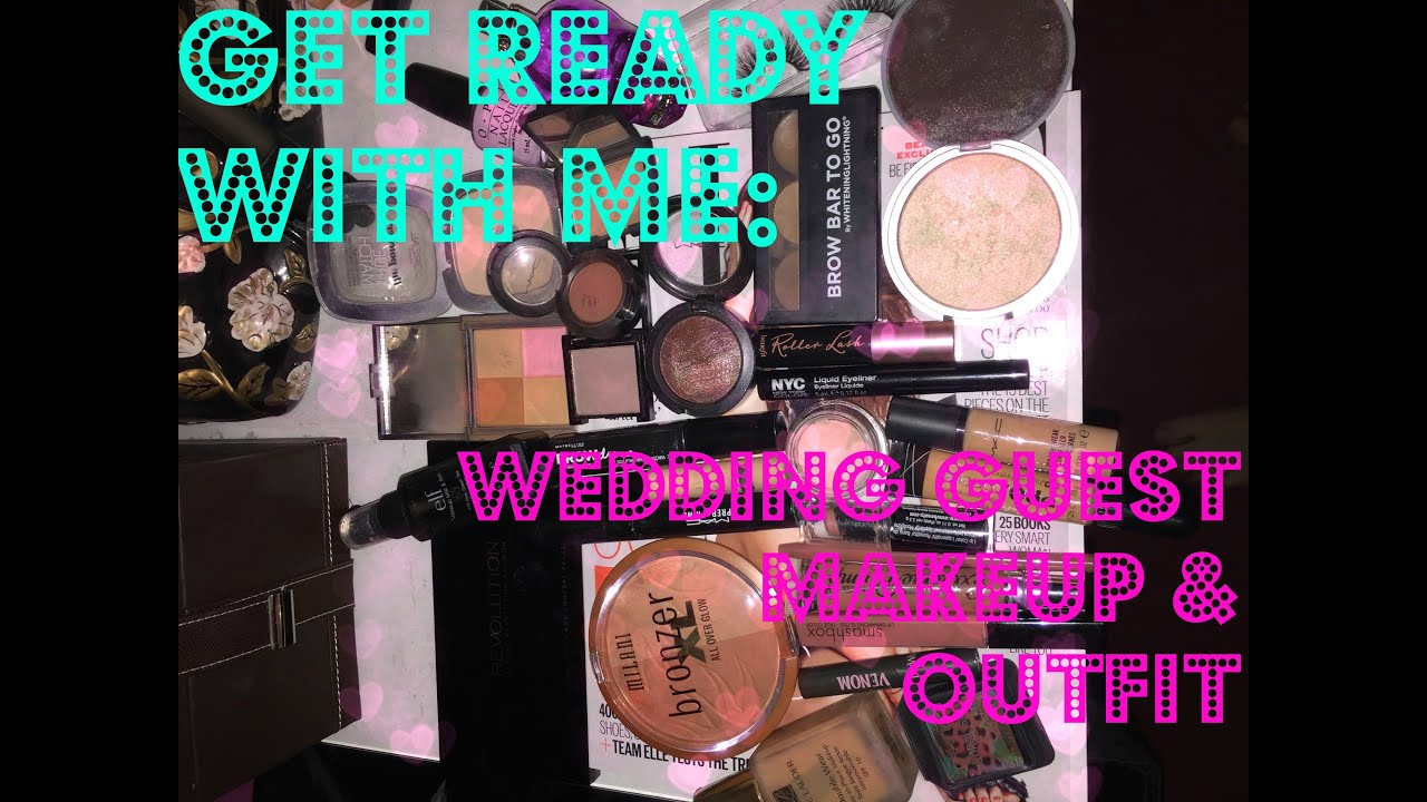 Get Ready With Me - Wedding Guest Makeup & Outfit 💜 - YouTube