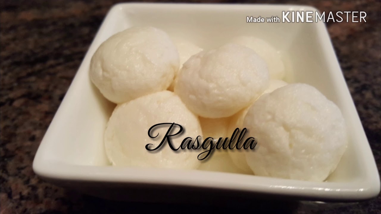 Rasgulla Recipe - how to make perfect juicy rasgulla - YouTube