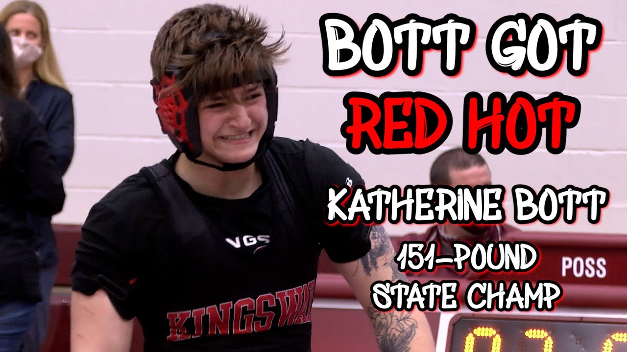Kingsway's Katherine Bott Wins 151 Pound State Championship! - YouTube