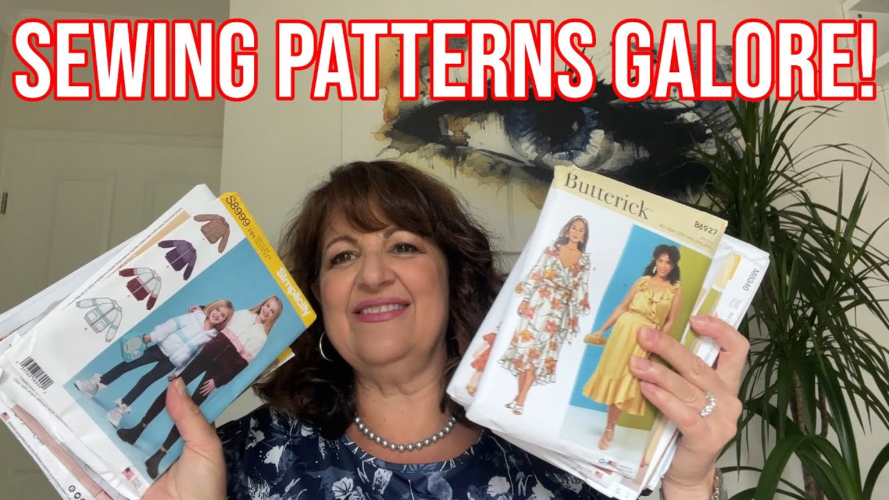 Sewing Patterns Galore - a review of some great patterns - YouTube