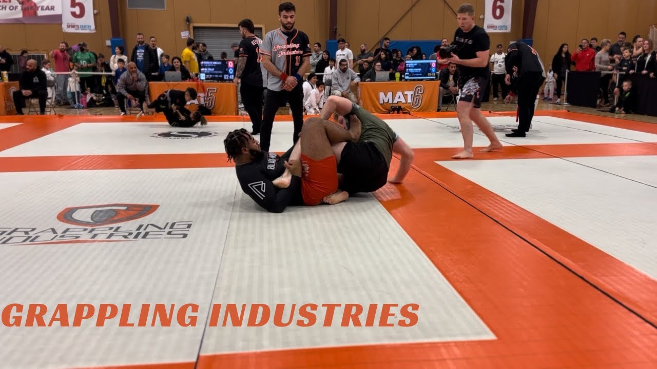 Outside Heel hook, Reverse figure four | Grappling industries | Match 1 ...