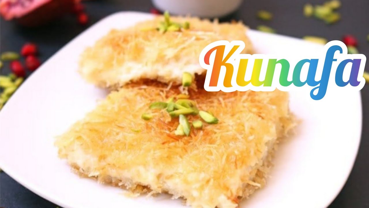 Kunafa recipe||arabic dessert recipe||how to make kunafa at home - YouTube