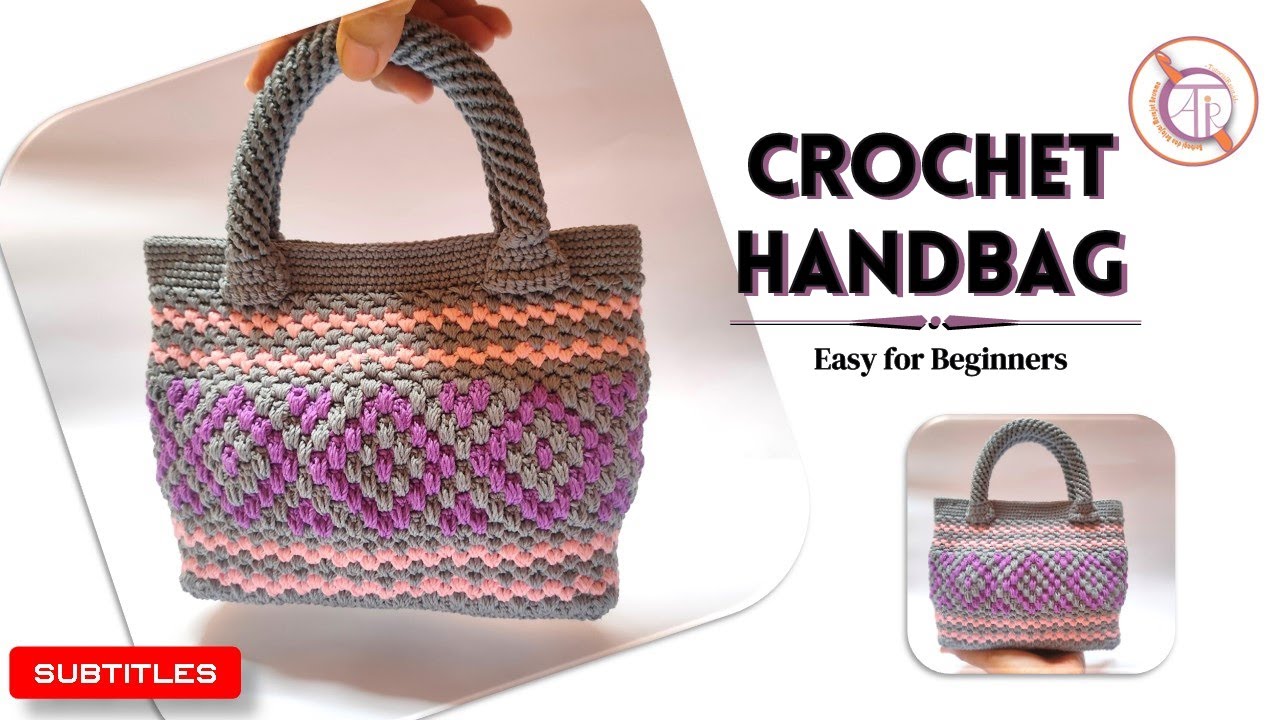 Crochet Bags | Tutorial Merajut Tas Tangan Simpel, Mudah dan Cantik ...