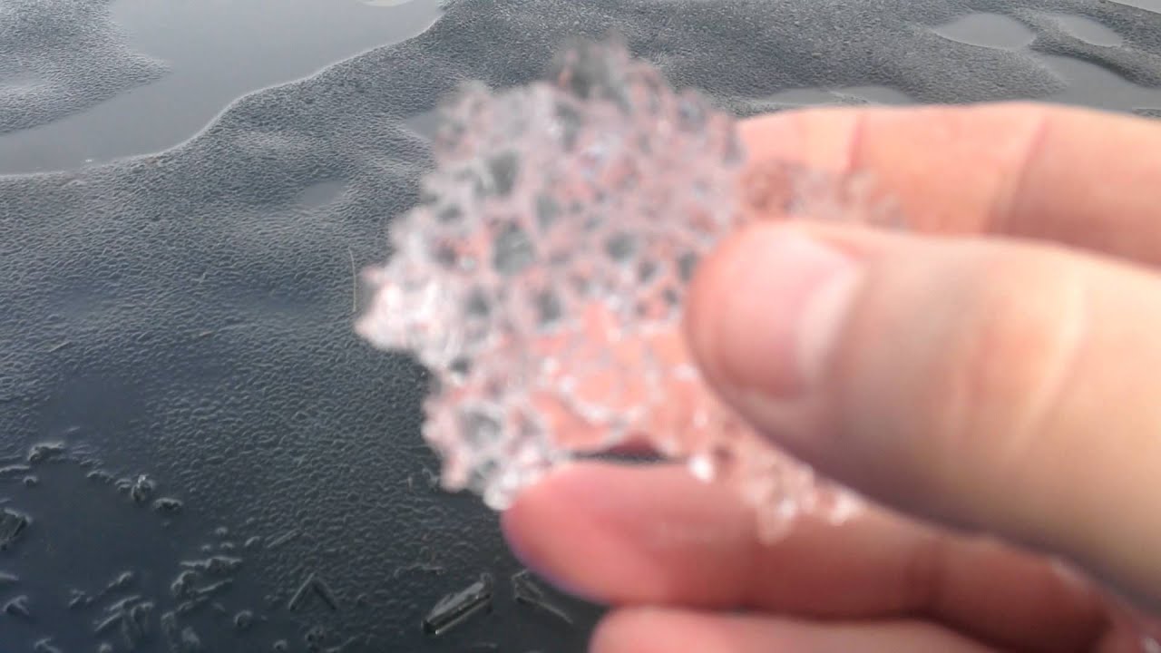 Strange ice consistency - YouTube