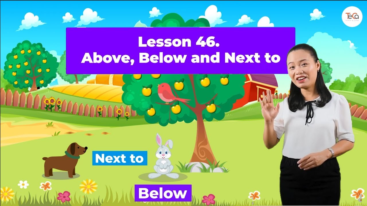 Lesson 46. Above, Below and Next to | Kindergarten | Math For Kids ...