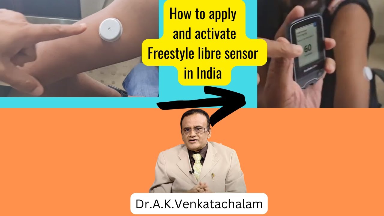 How to apply Freestyle Libre sensor (in India) - YouTube