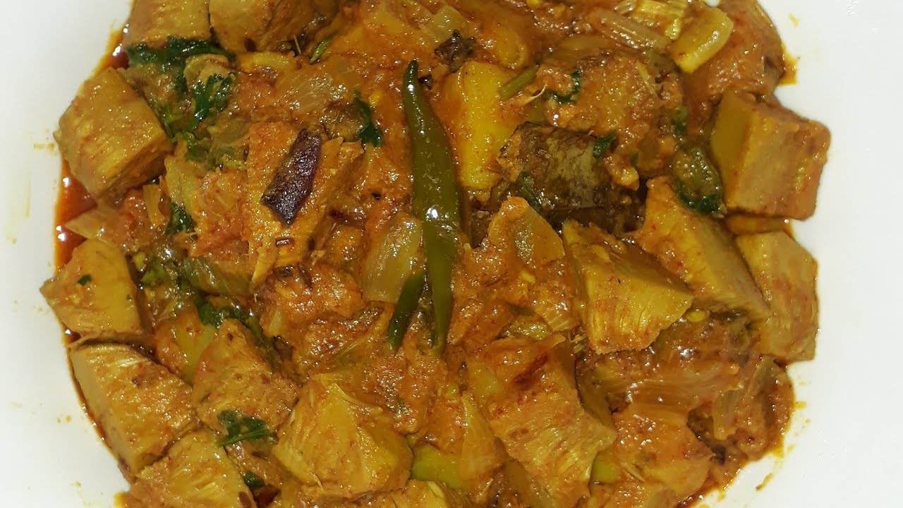Panasakaya Curry In Telugu/Raw Jackfruit Curry - YouTube