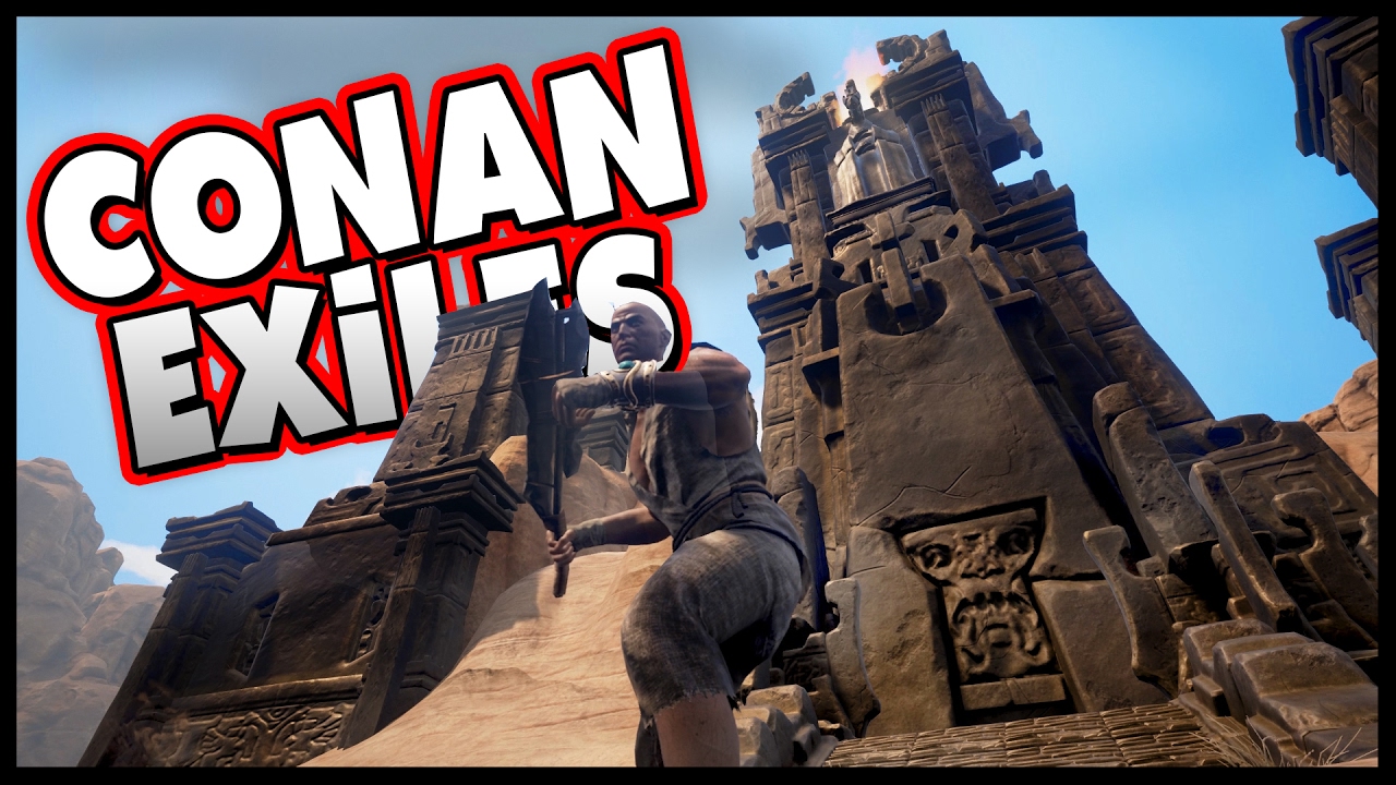 1000 FT TALL TOWER, MASSIVE CLIFF CASTLE, Spiders! (Conan Exiles Part 4 ...