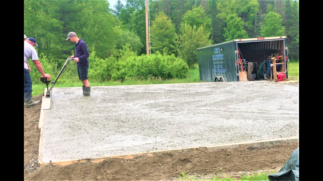 REDNECK POWER SCREED for Concrete! - YouTube