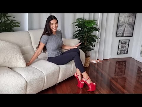 Amanda Unboxes Pleaser Craze 8 Inch Platform Heelless Shoes Inside Outside Comparison.