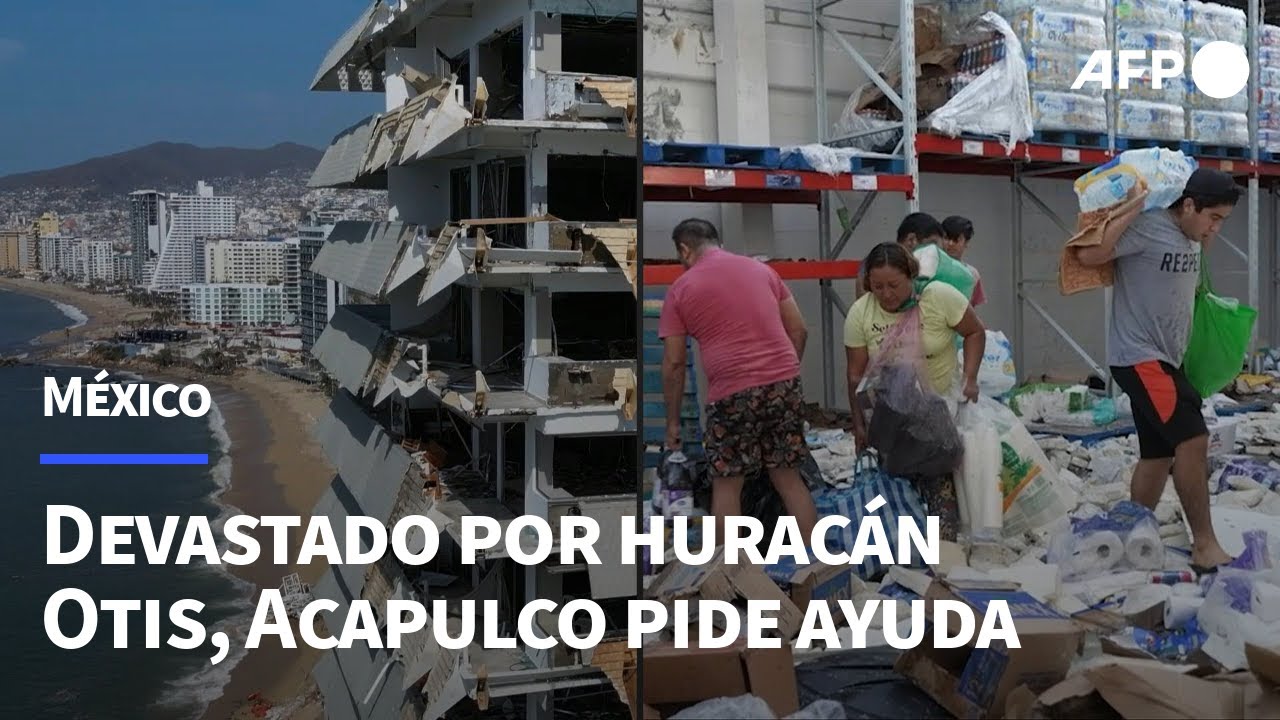 "Es un desastre”: Acapulco devastado por huracán Otis | AFP - YouTube