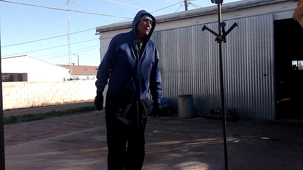 Welding project Coat rack. - YouTube