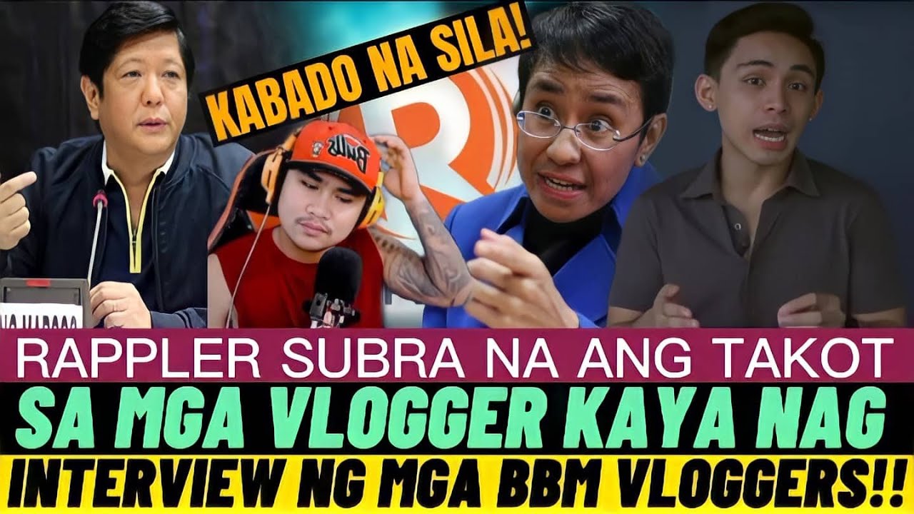 LIVE.RAPPLER SUBRA NA ANG TAKOT SA MGA VLOOGER KAYA NAG INTERVIEW NG ...