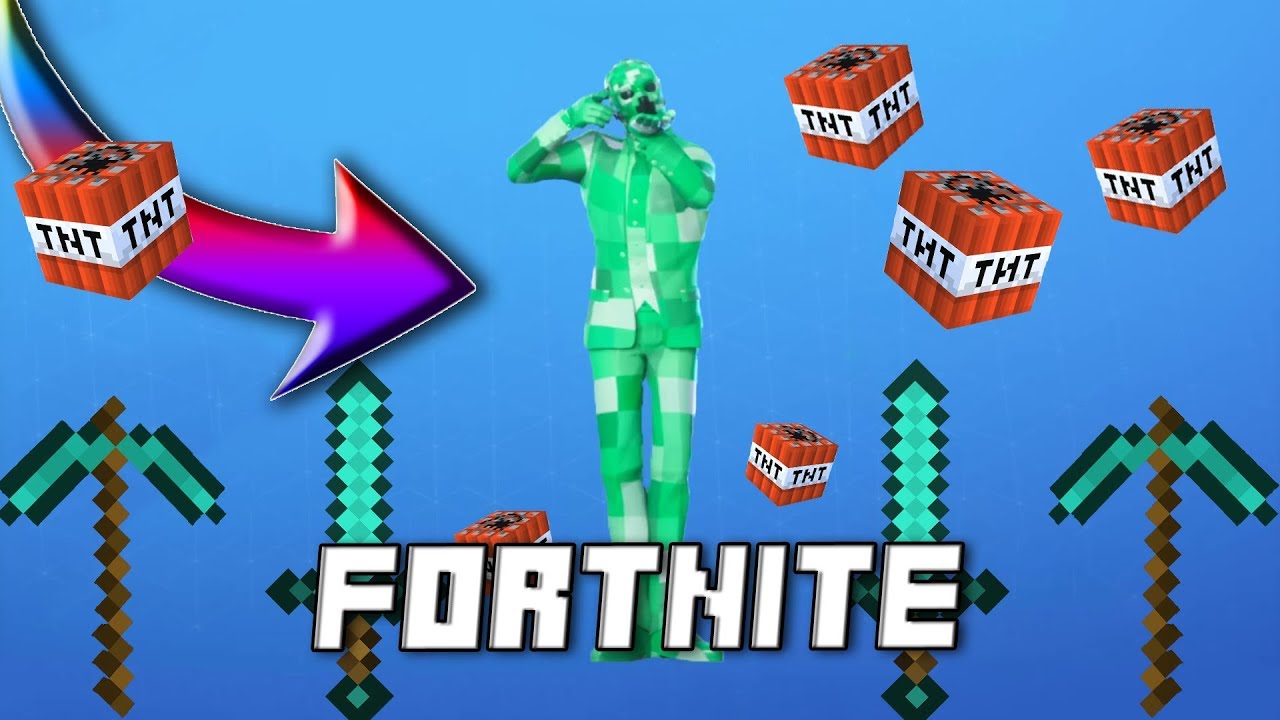 FORTNITE Creeper / КРИПЕР!!! ( CUSTOM SKIN ) - YouTube