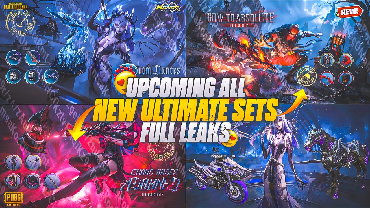 PUBG ALL NEW UPCOMING ULTIMATE SETS FULL LEAKS 🥵😱 | UPGRADE GUN SKINS ...