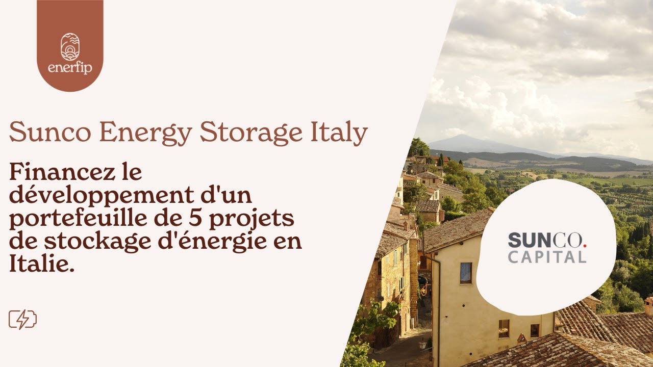 Webinaire - Sunco Energy Storage Italy - YouTube