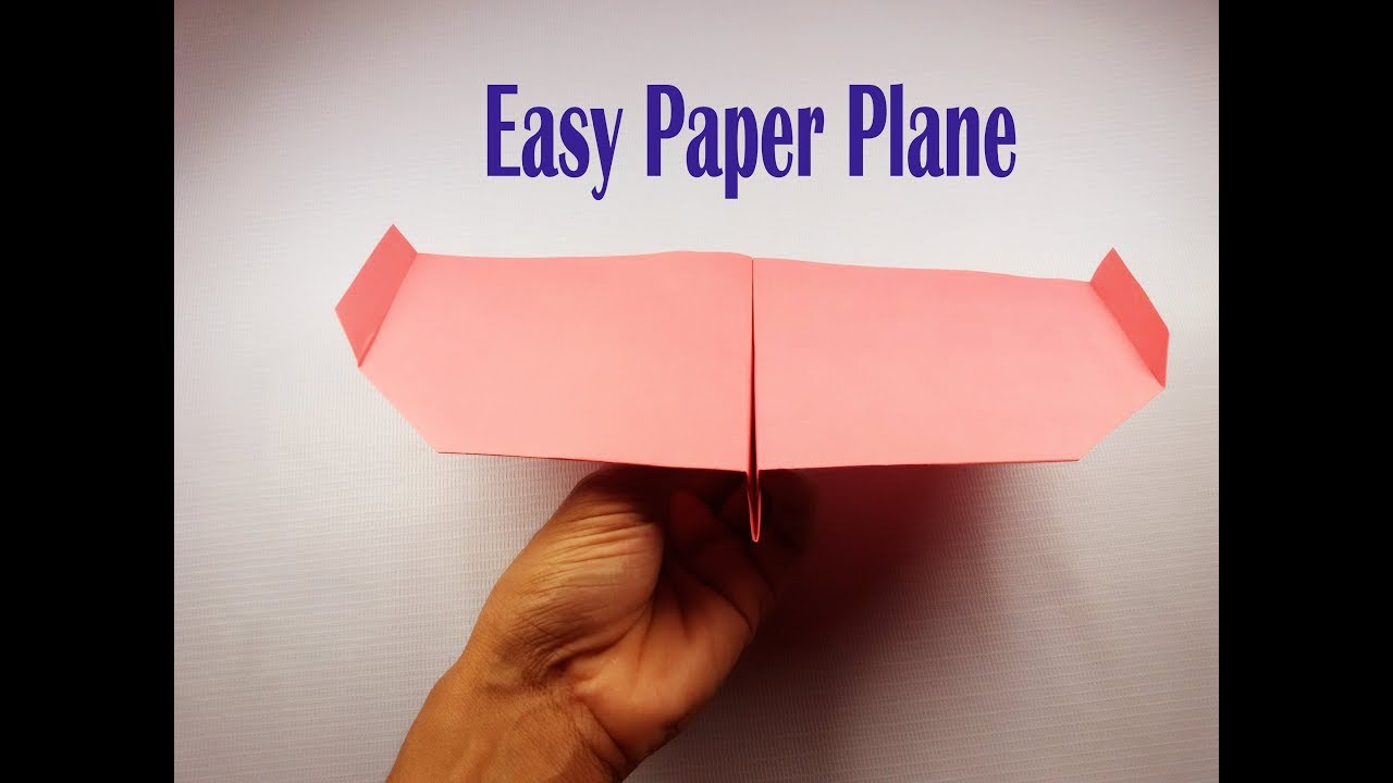 Easy Paper plane how to made its can flay - YouTube