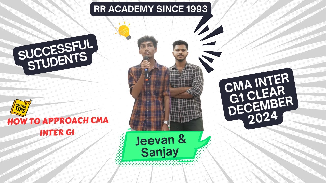CMA Toppers Reveal Their Secret Exam Strategies: Tips for Success# ...